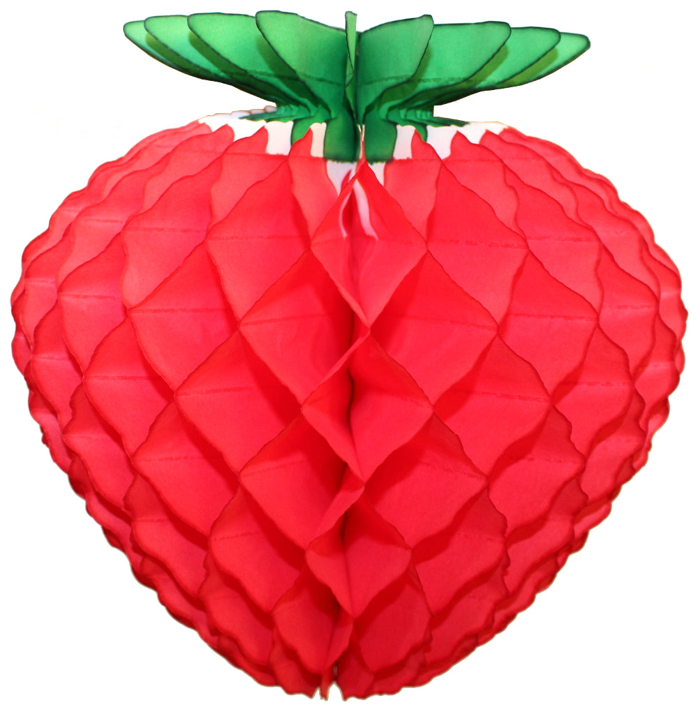 Extra-Large 16 Inch Honeycomb Strawberry Decoration - Made in USA ...