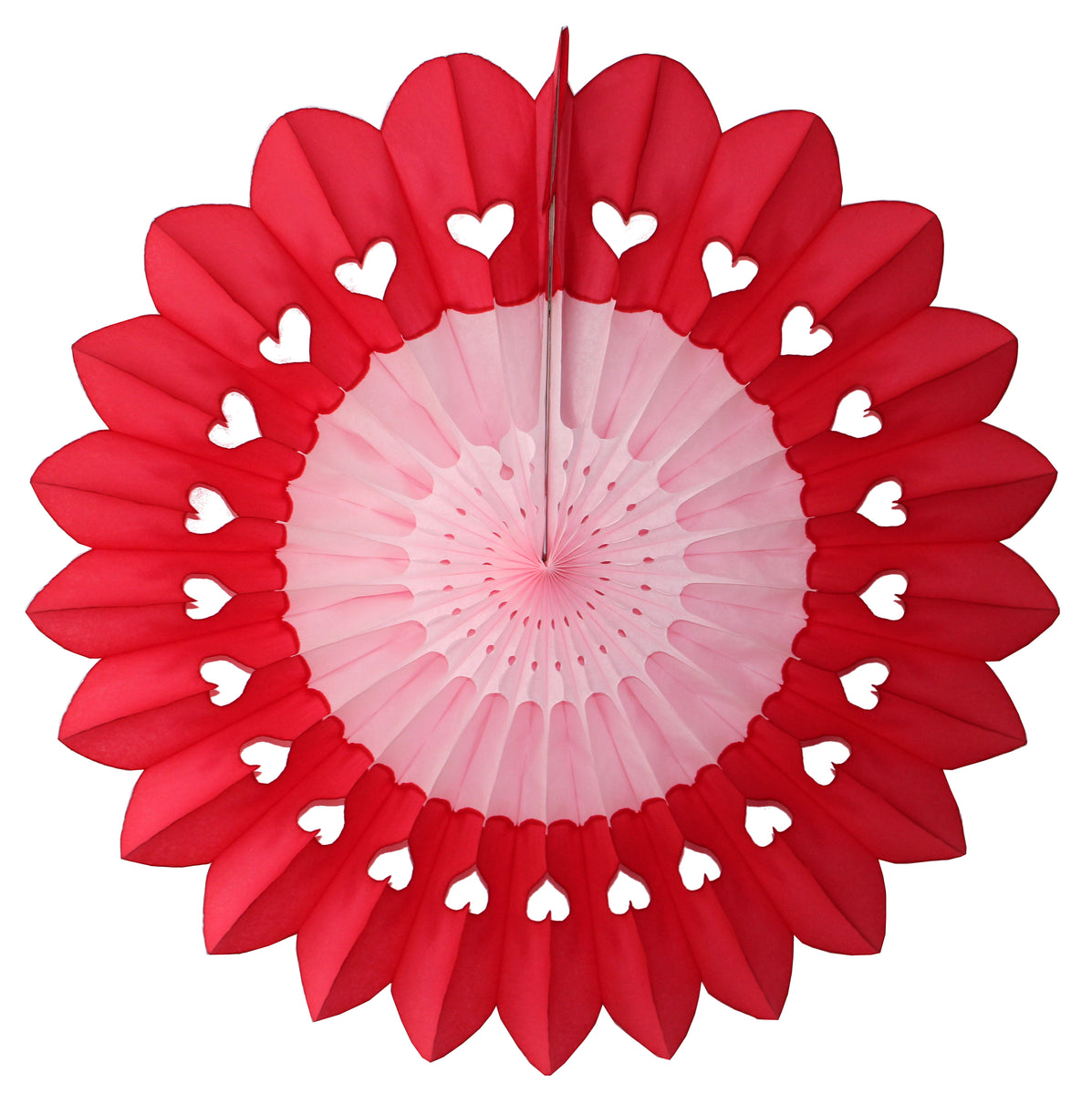 27 Inch Valentine's Day Heart Fans - Made in USA by Devra Party – Devra ...