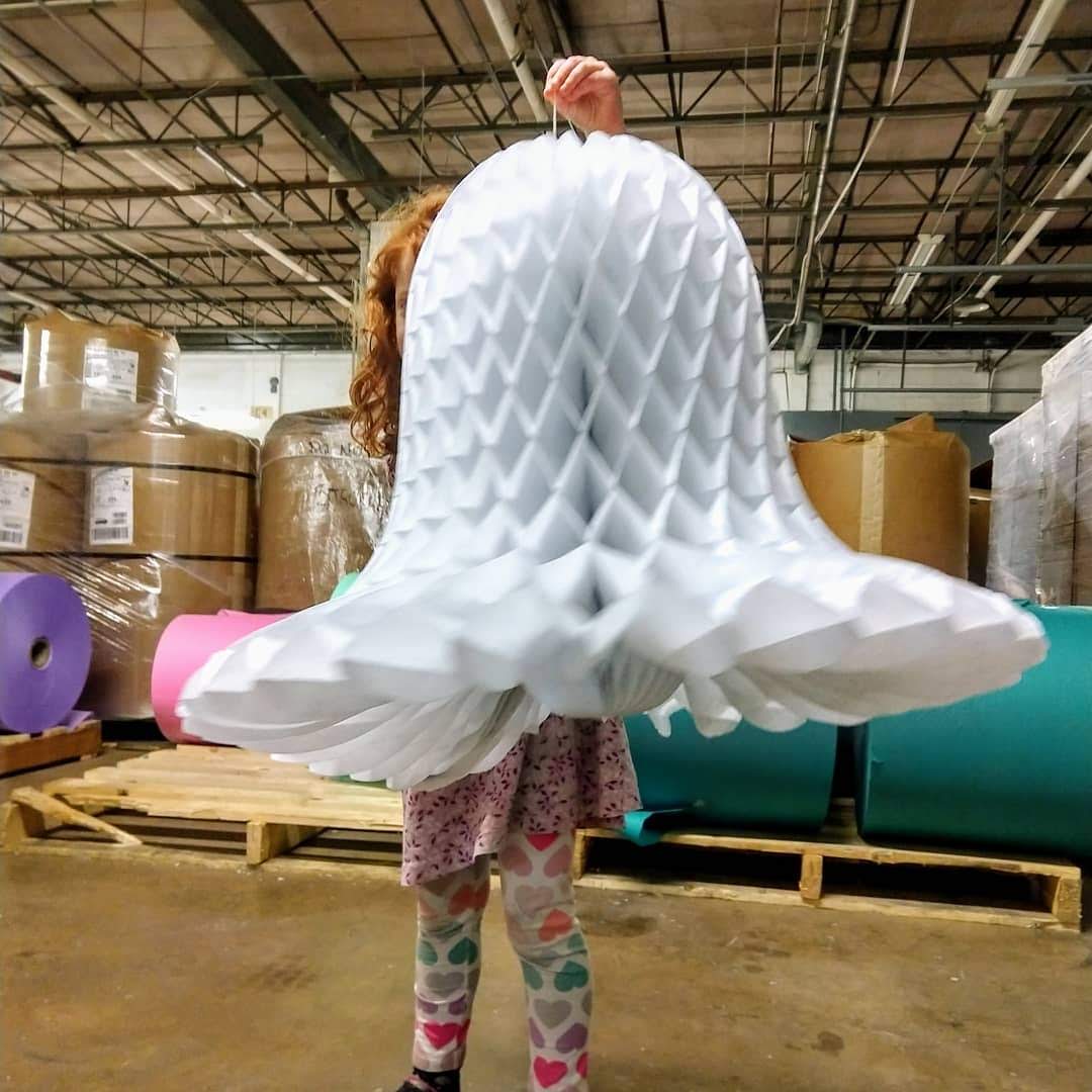 Giant 24 Inch Honeycomb Wedding Bells - Made in USA – Devra Party Art