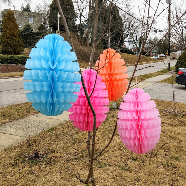 paper honeycomb easter decorations