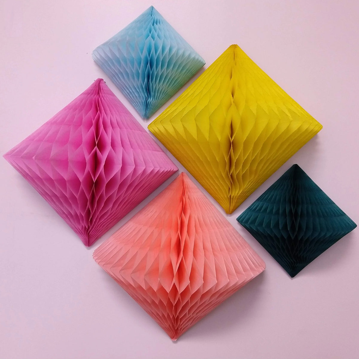 3-Pack 12 Inch Honeycomb Diamond Decorations - Made in USA – Devra ...