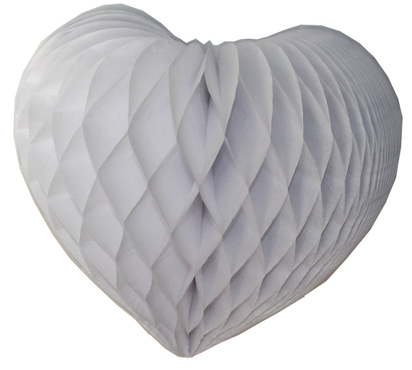 Large 14 Inch Honeycomb Heart Decorations - Made in USA – Devra Party Art