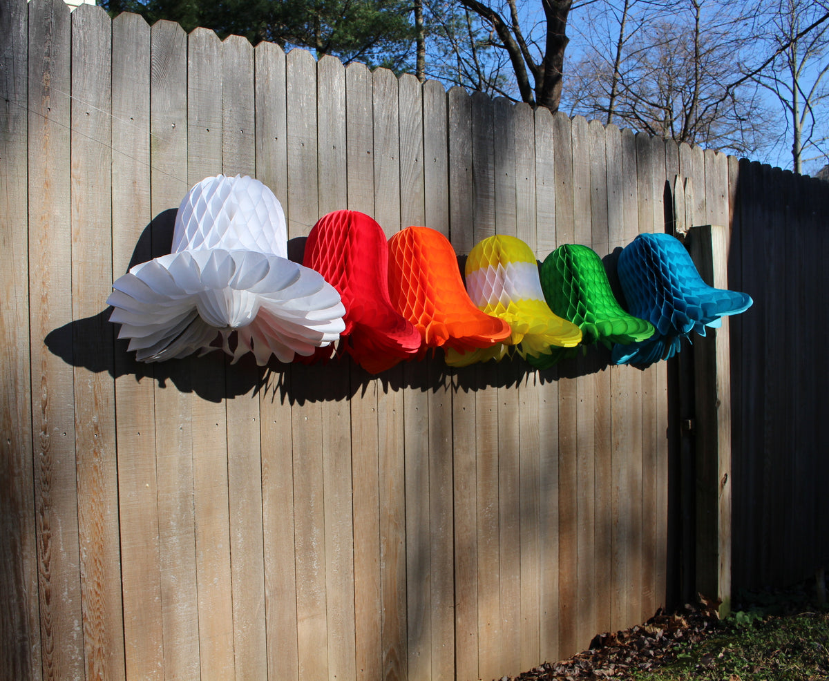 Assorted Honeycomb Tissue Bells - Made in USA – Devra Party Art