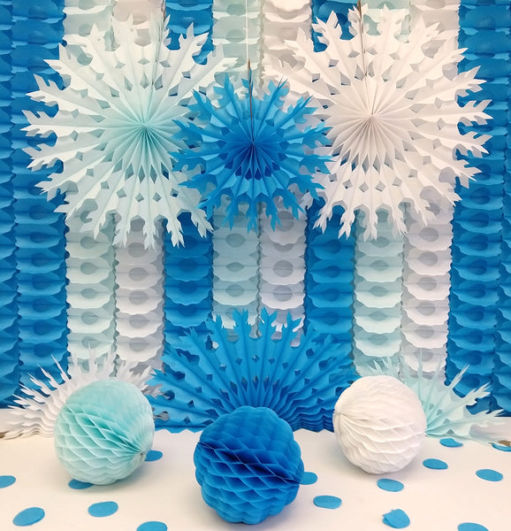 22 Inch Tissue Snowflakes (12-pack) – Devra Party Art