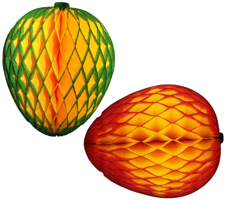 14 Inch Honeycomb Mango Decoration (3-Pack) – Devra Party Art