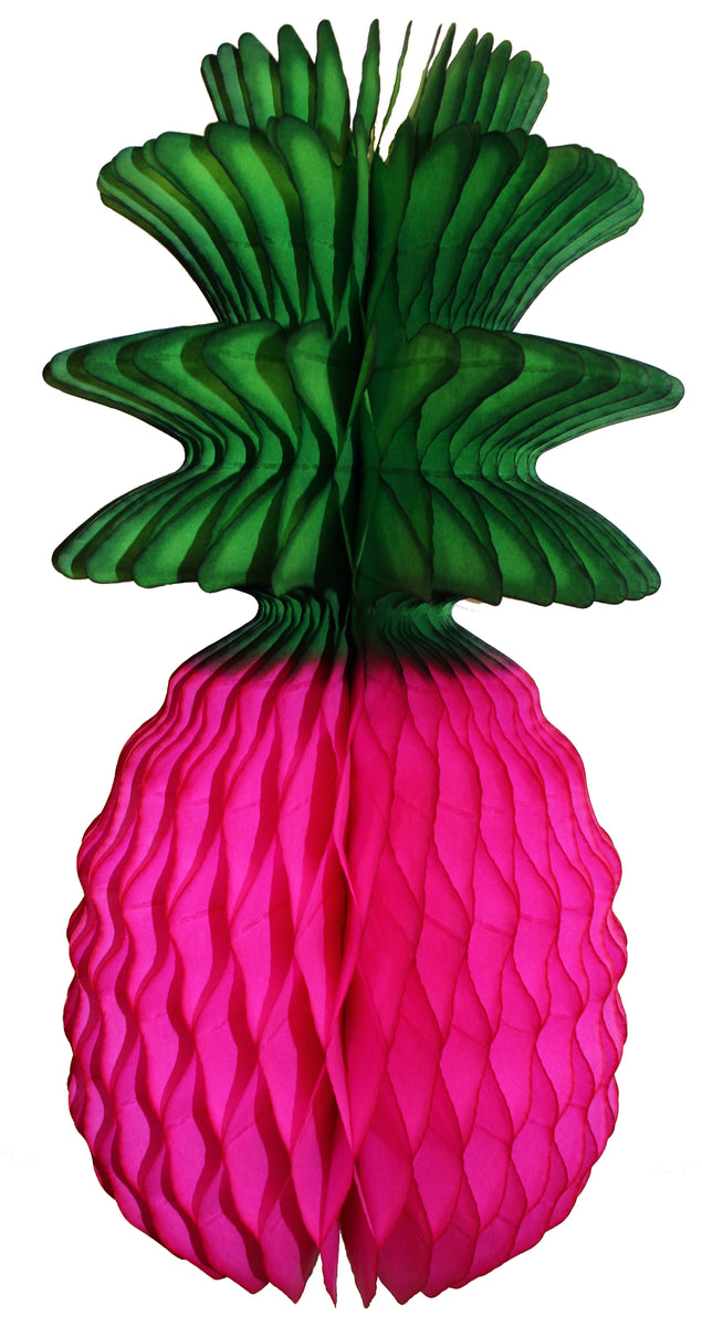 13 Inch Honeycomb Pineapple Decoration - Made in USA – Devra Party Art